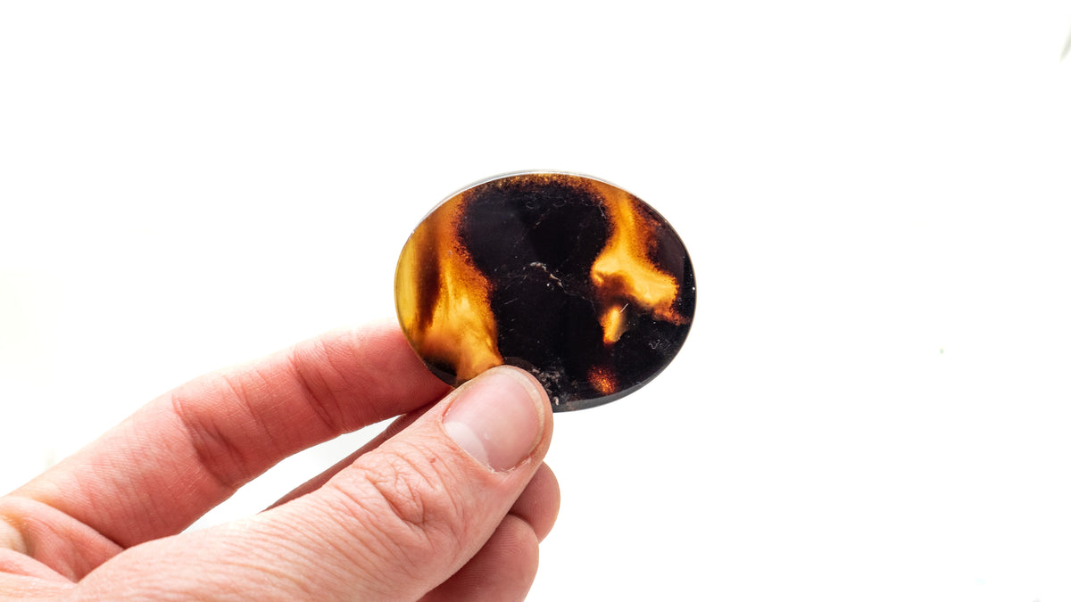 Amber Disc (dark) – Healing mountain crystals